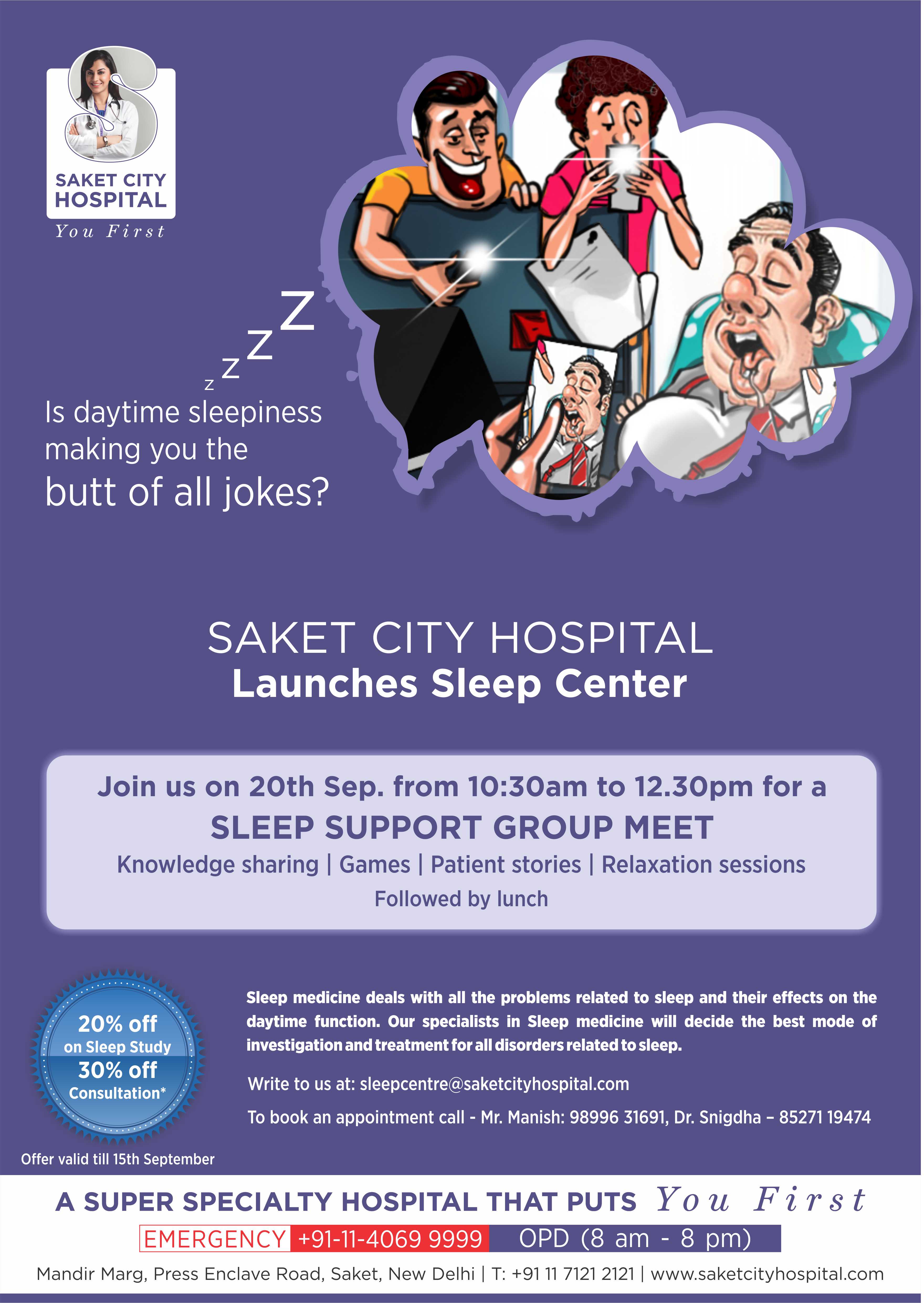 Sleep Awareness Campaign – Neurology & Sleep Centre